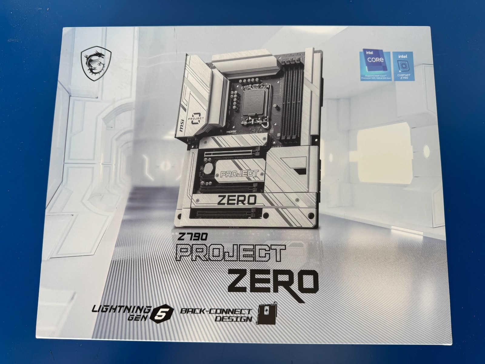 MSI Z790 PROJECT ZERO LGA1700 Wi-Fi 7 DDR5 Back Connect Design ATX ...