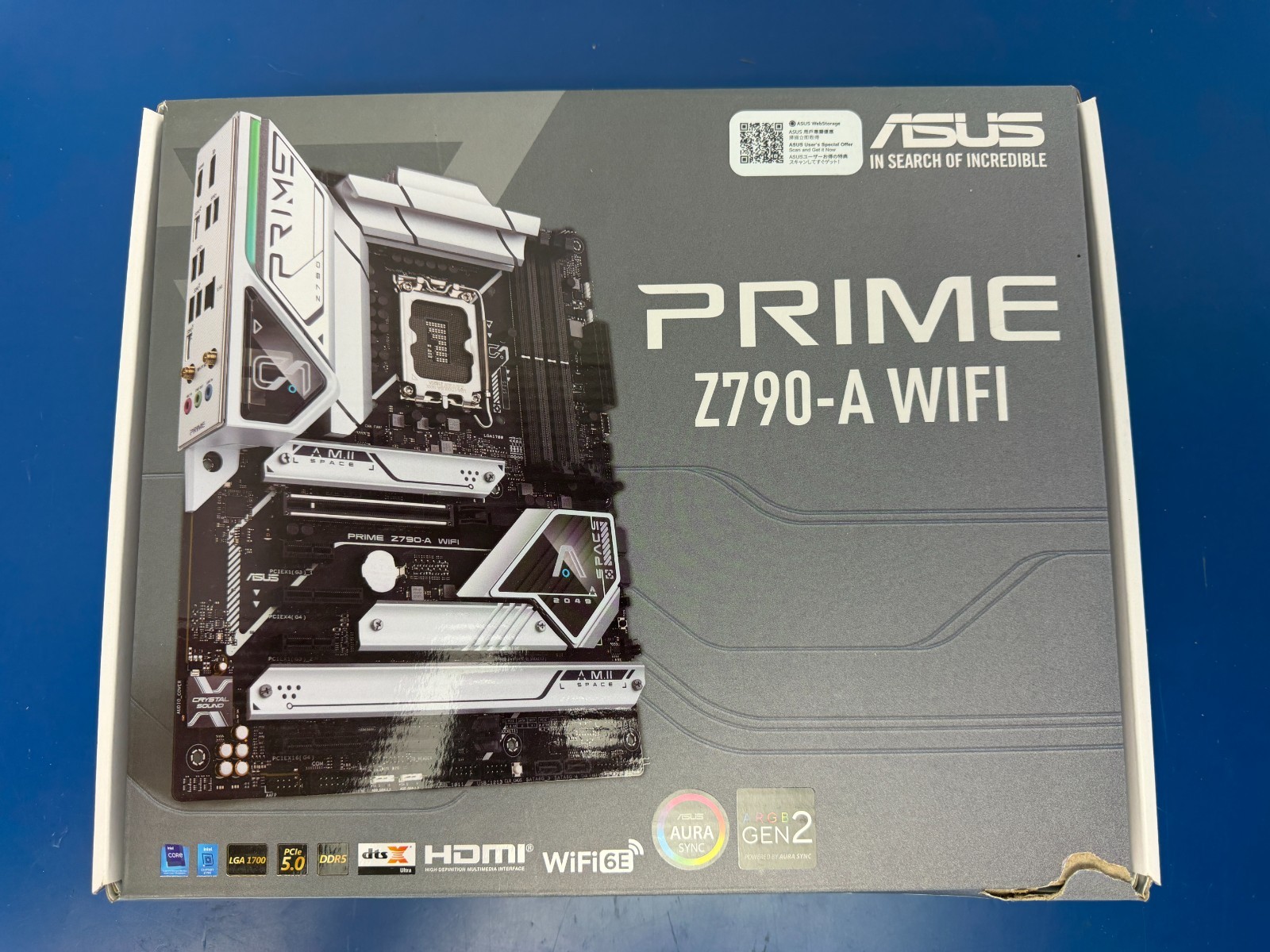 ASUS Prime Z790-A WiFi 6E DDR5 Intel LGA 1700 ATX motherboard OB ...