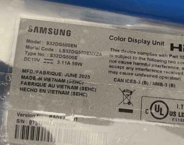 SAMSUNG S32DG500EN LS32DG500ENXZA MONITOR MAIN BOARD REPAIR - Outlut ...